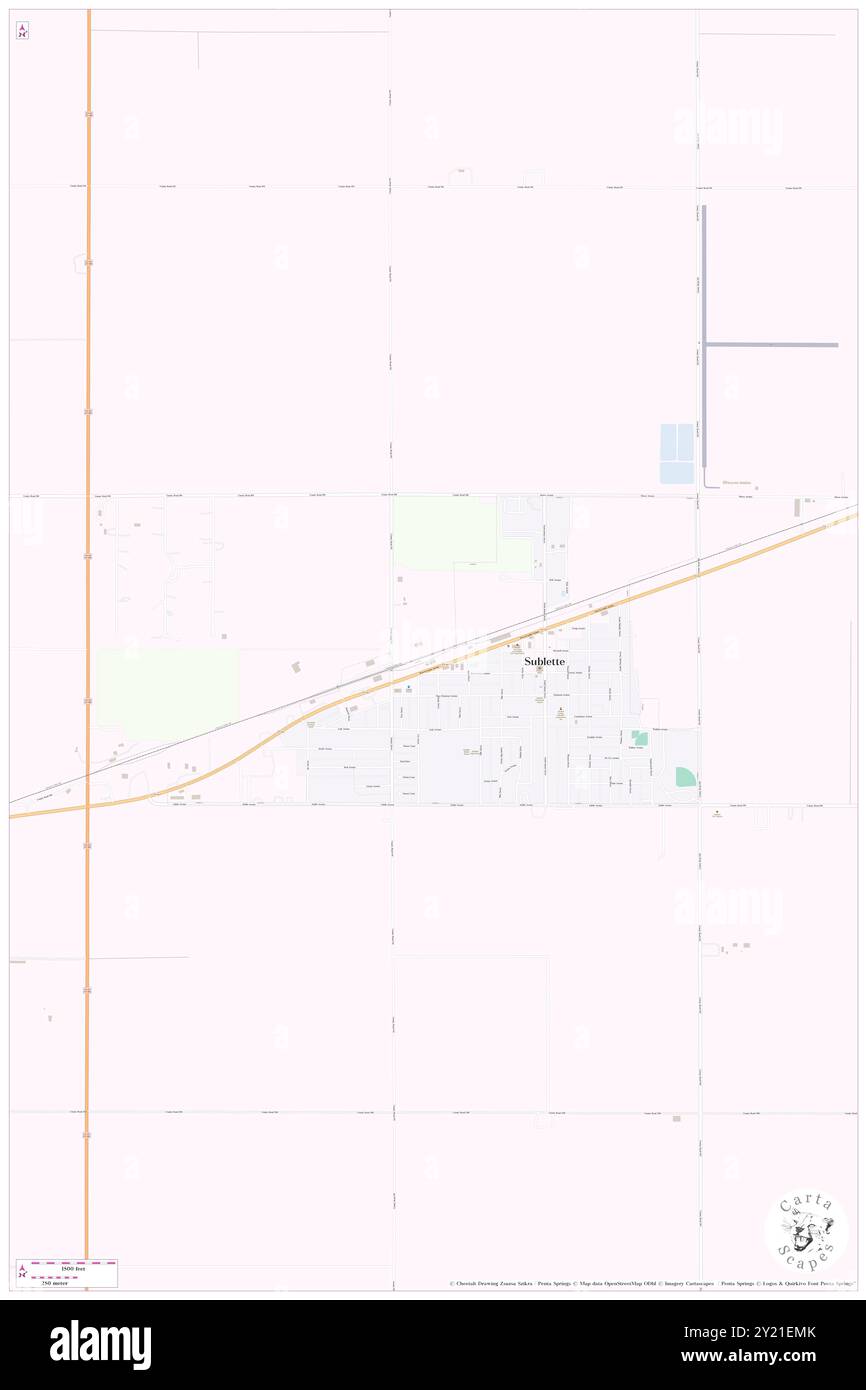 Haskell kansas map hi-res stock photography and images - Alamy
