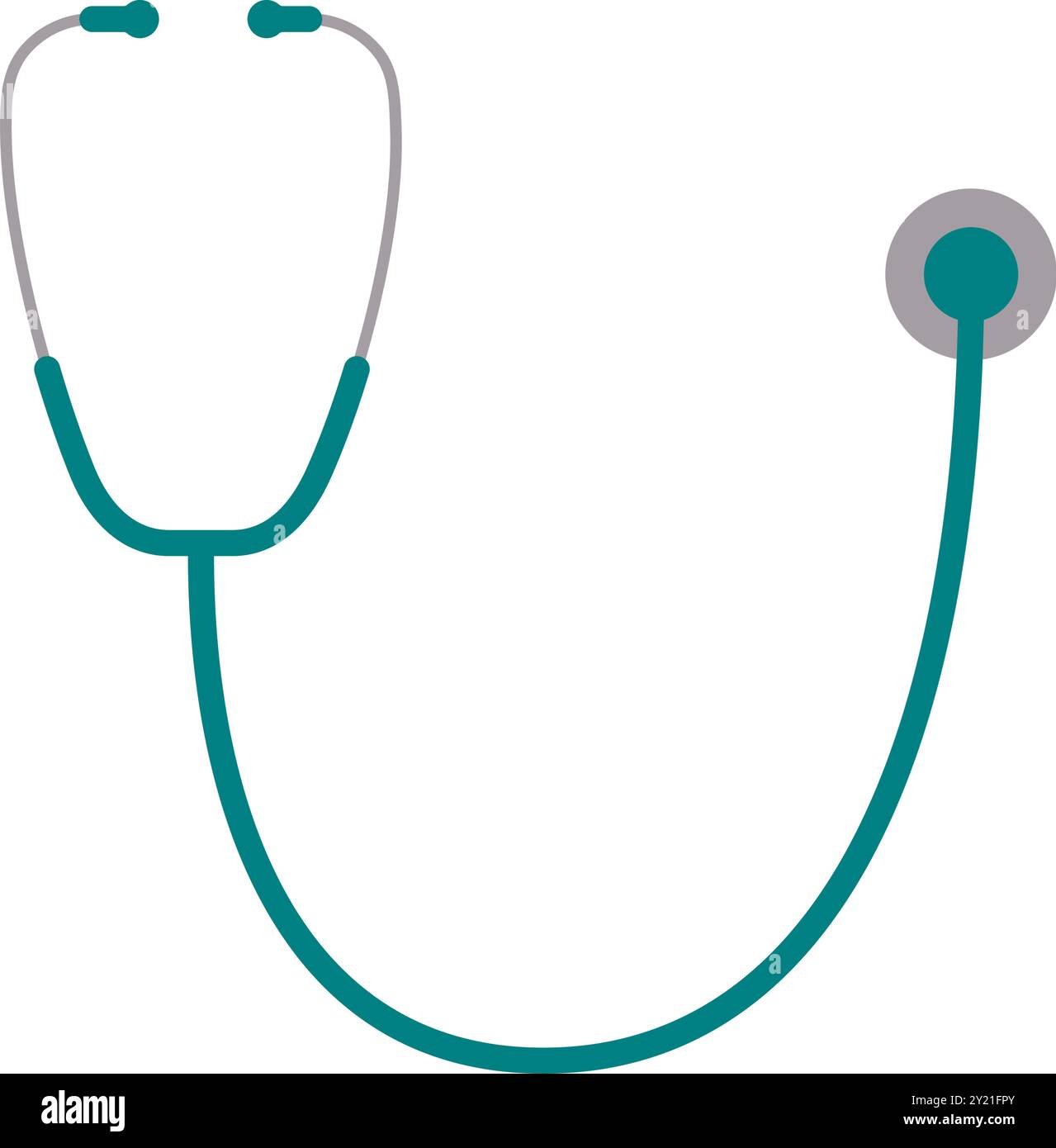 Stethoscope cardiology icon Stock Vector Images - Alamy
