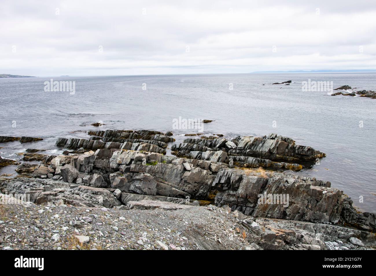 Mad Rock in Bay Roberts, Newfoundland & Labrador, Canada Stock Photo ...
