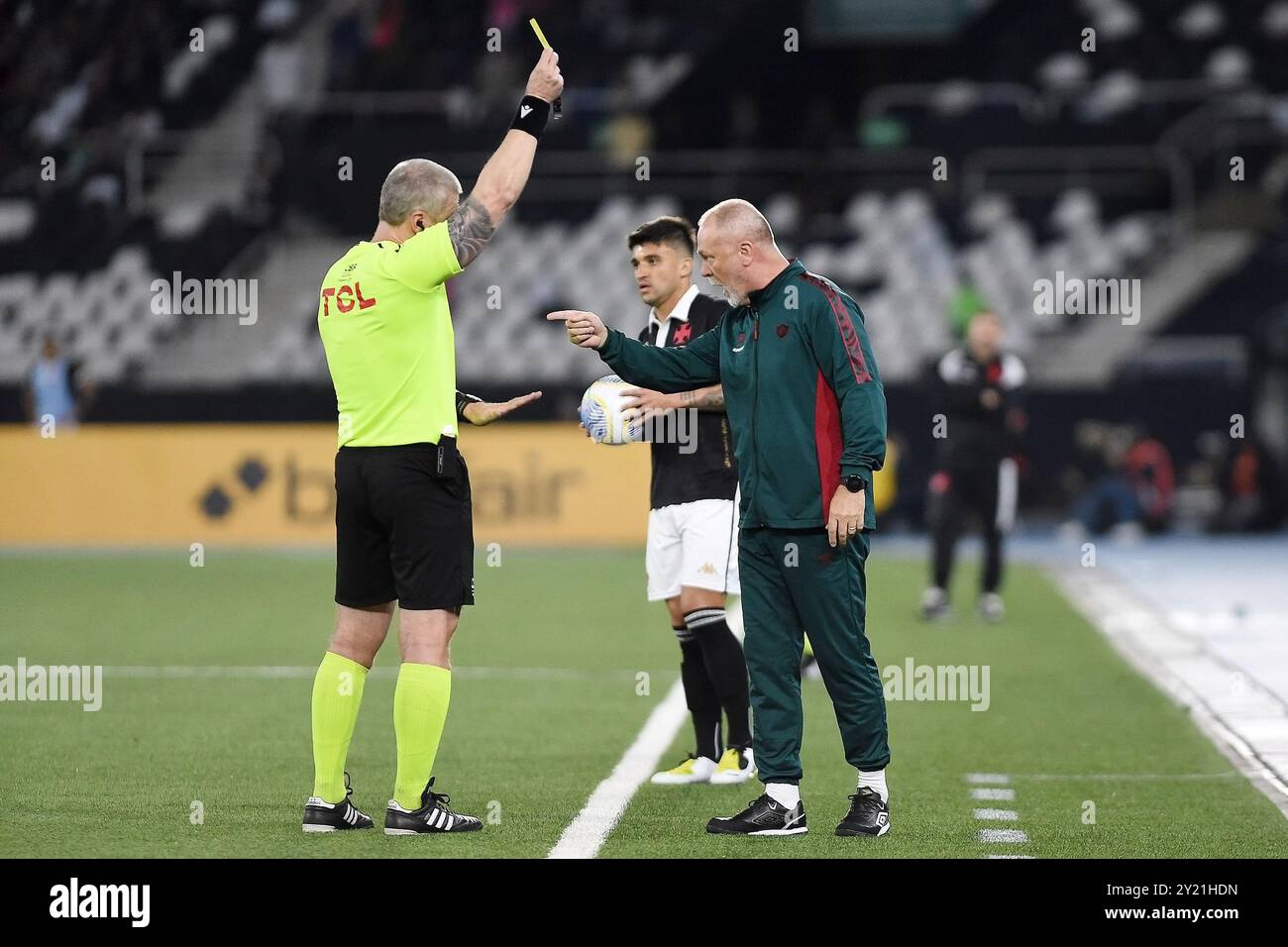 Rio de Janeiro, Brazil, August 10, 2024. Football referees during the ...