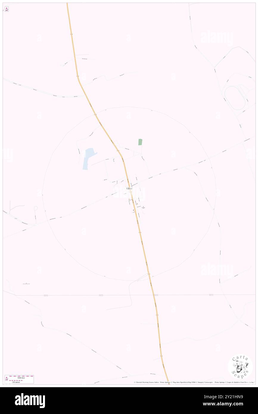 Kline, Barnwell County, US, United States, South Carolina, N 33 7' 33 ...