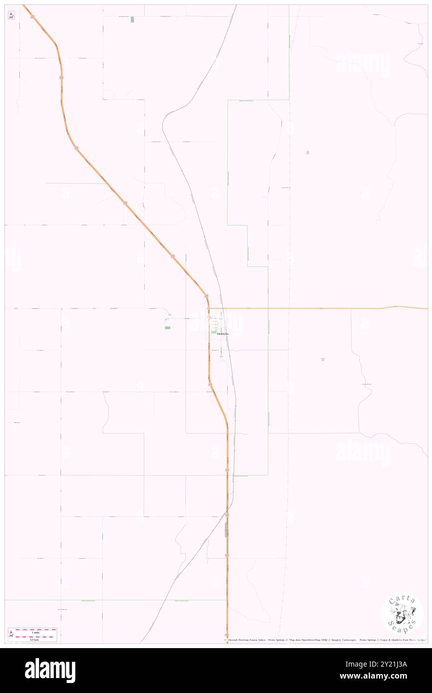 Oelrichs south dakota map Cut Out Stock Images & Pictures - Alamy