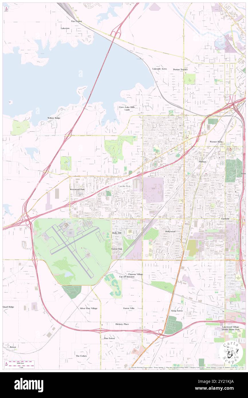 Cynthia Park, Caddo Parish, US, United States, Louisiana, N 32 28' 4 ...