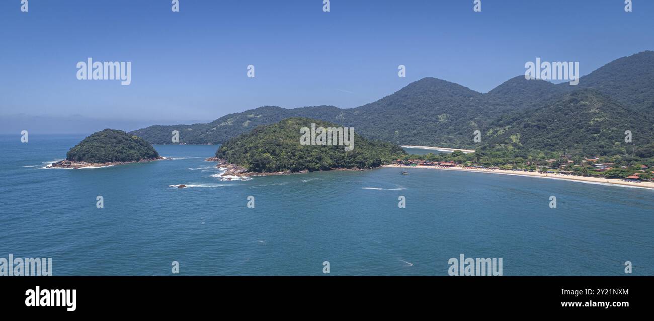 Aerial over gorgeous green forest hi-res stock photography and images ...