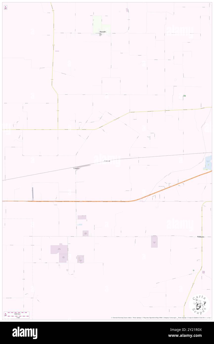 Evangeline parish map hi-res stock photography and images - Alamy
