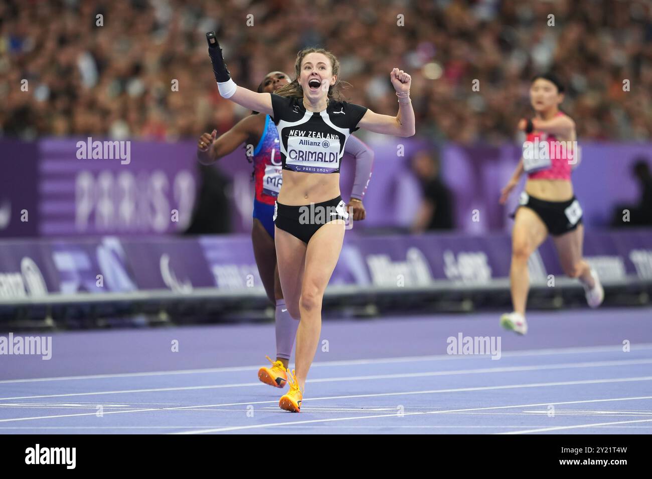 Saint-Denis, France. 7th Sep, 2024. GRIMALDI Anna (NZL) Athletics ...