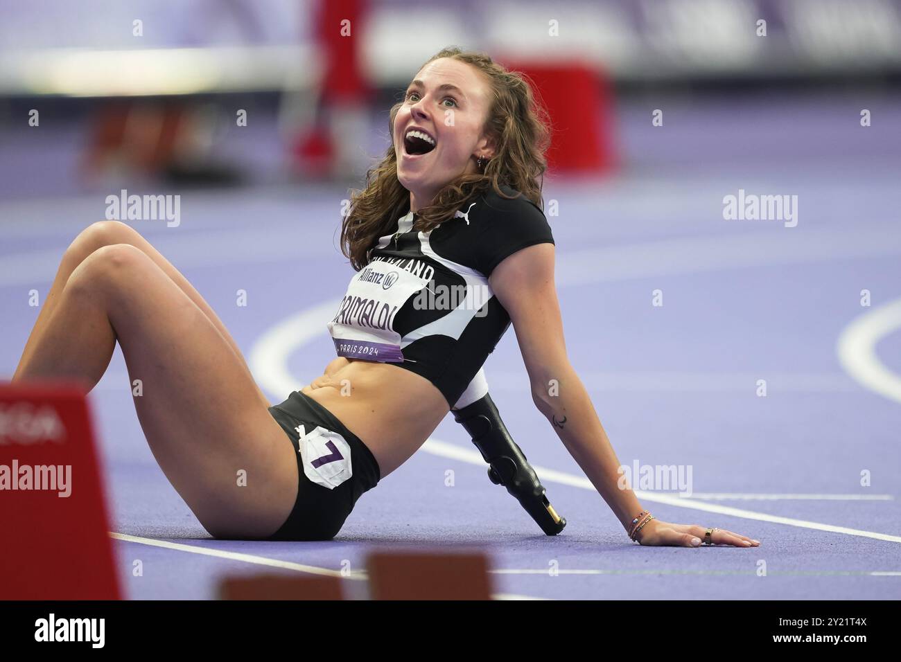Saint-Denis, France. 7th Sep, 2024. GRIMALDI Anna (NZL) Athletics ...