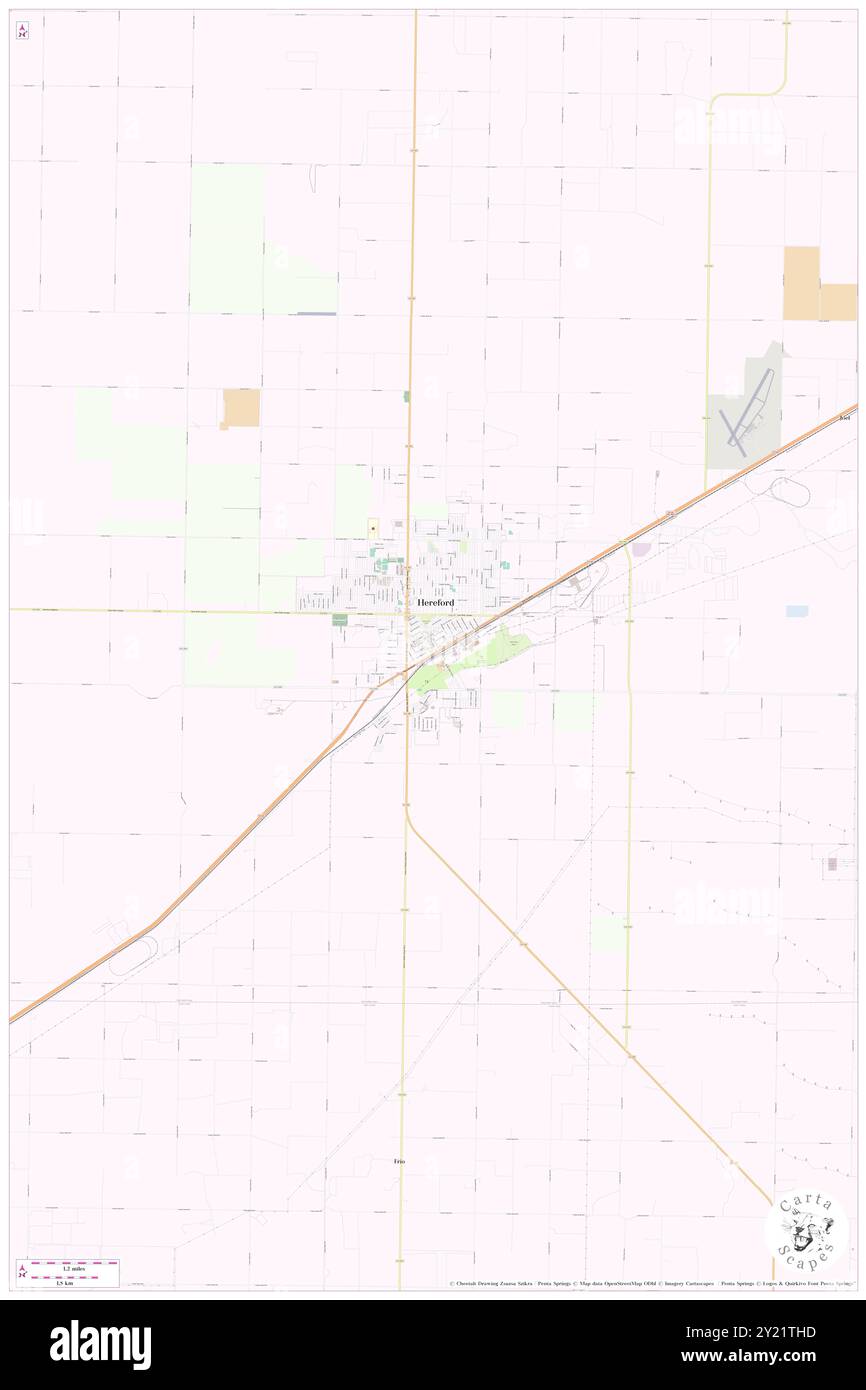 Deaf smith county map hi-res stock photography and images - Alamy