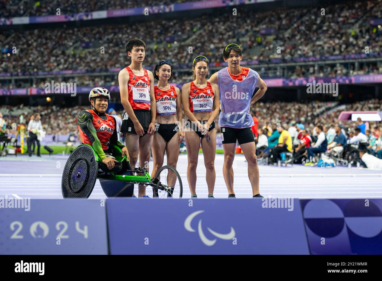 4X100M UNIVERSAL RELAY FINAL - Paralympic Games, Uran Sawada, Sae Tsuji ...