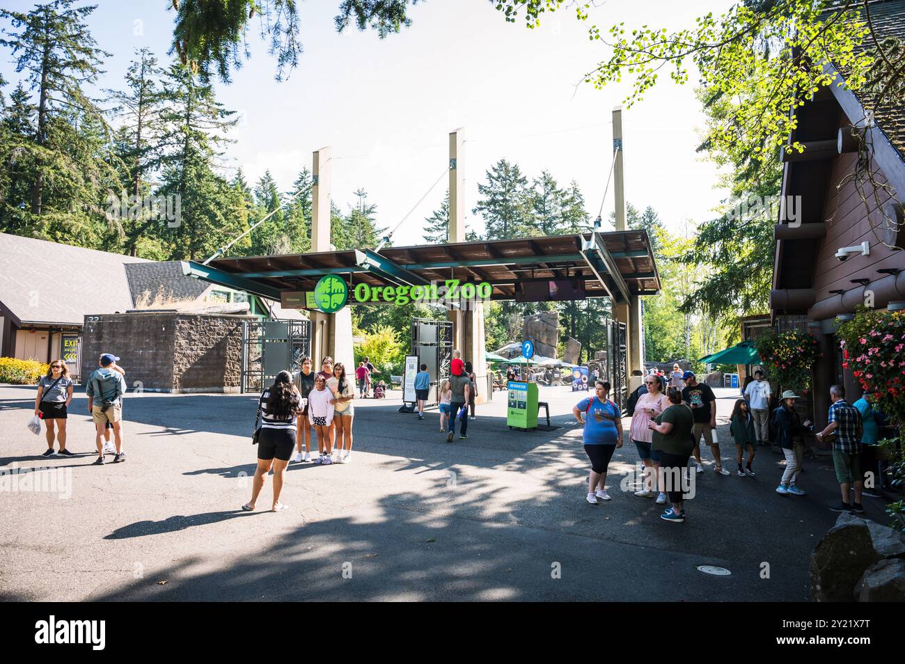 The Oregon Zoo at Portland Oregon, USA Stock Photo - Alamy