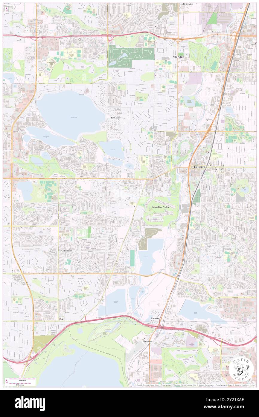 Columbine Lakes, Arapahoe County, US, United States, Colorado, N 39 36 ...