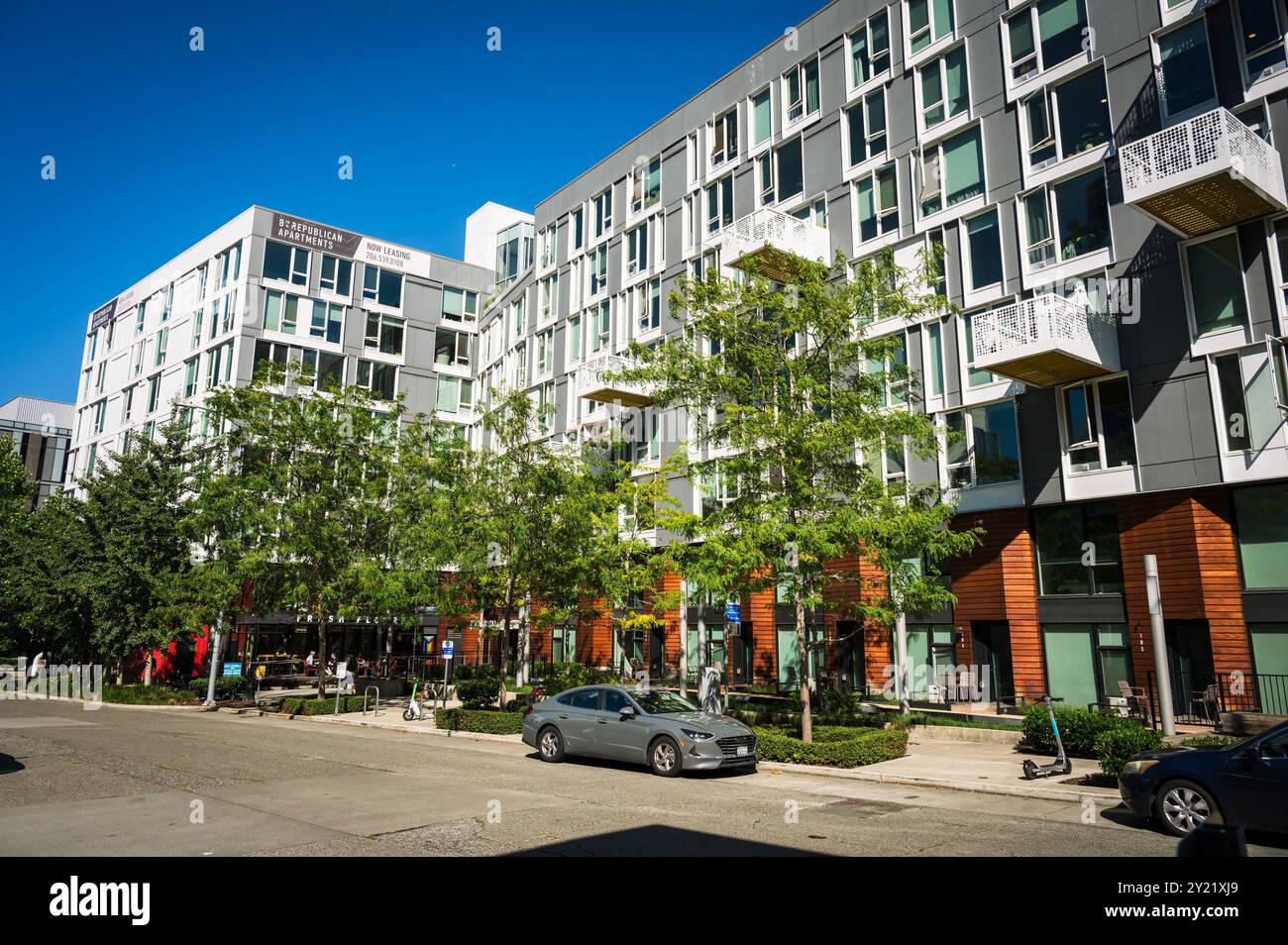 New development in downtown Seattle WA, USA Stock Photo - Alamy