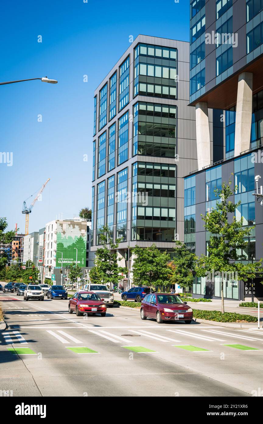 New development in downtown Seattle WA, USA Stock Photo - Alamy