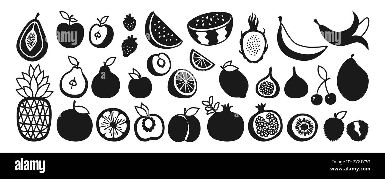 Papaya stencil hi-res stock photography and images - Alamy