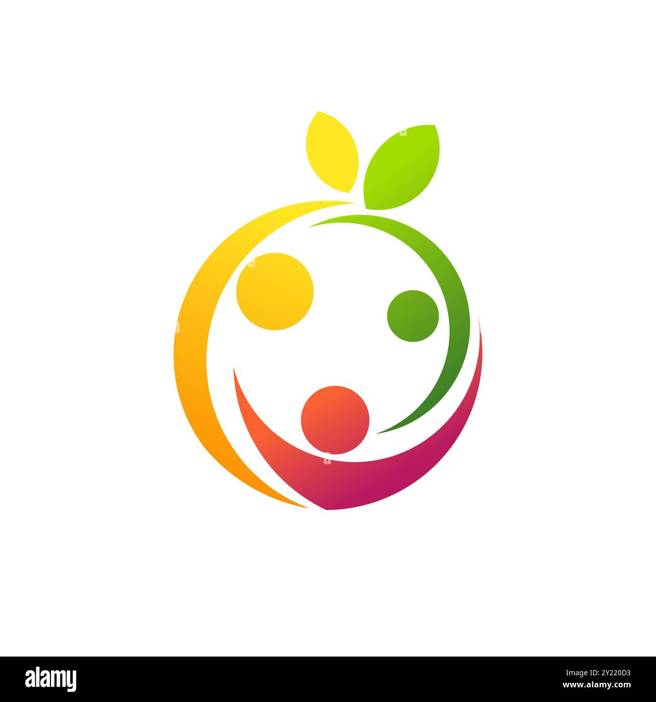 Healthcare family logo, fun and wellness family symbol icon vector design Stock Vector Image ...