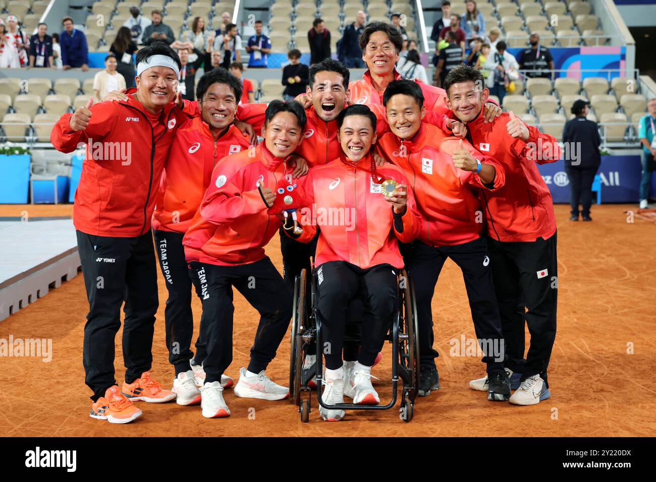Paris, France. 7th Sep, 2024. Tokito Oda & Japan team group (JPN ...