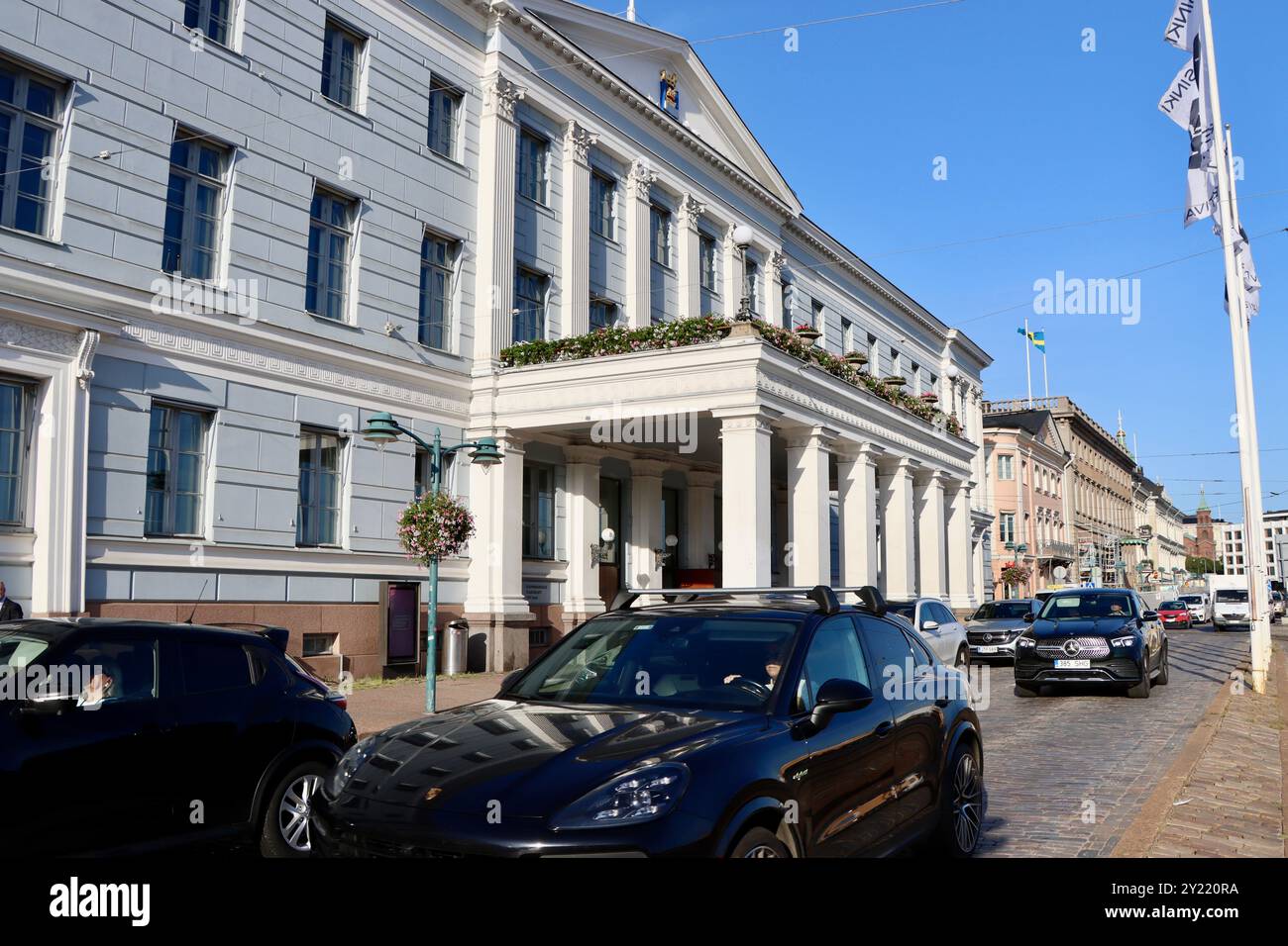 Helsinki City Hall on Market square, Kauppatori, Helsinki, Finland ...