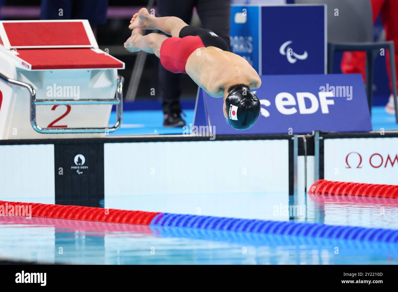 Nanterre, France. 6th Sep, 2024. Eigo Tanaka (JPN) Swimming : Men's 50m ...