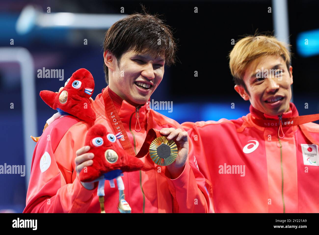 Nanterre, France. 6th Sep, 2024. (L to R) Keiichi Kimura, Uchu Tomita ...