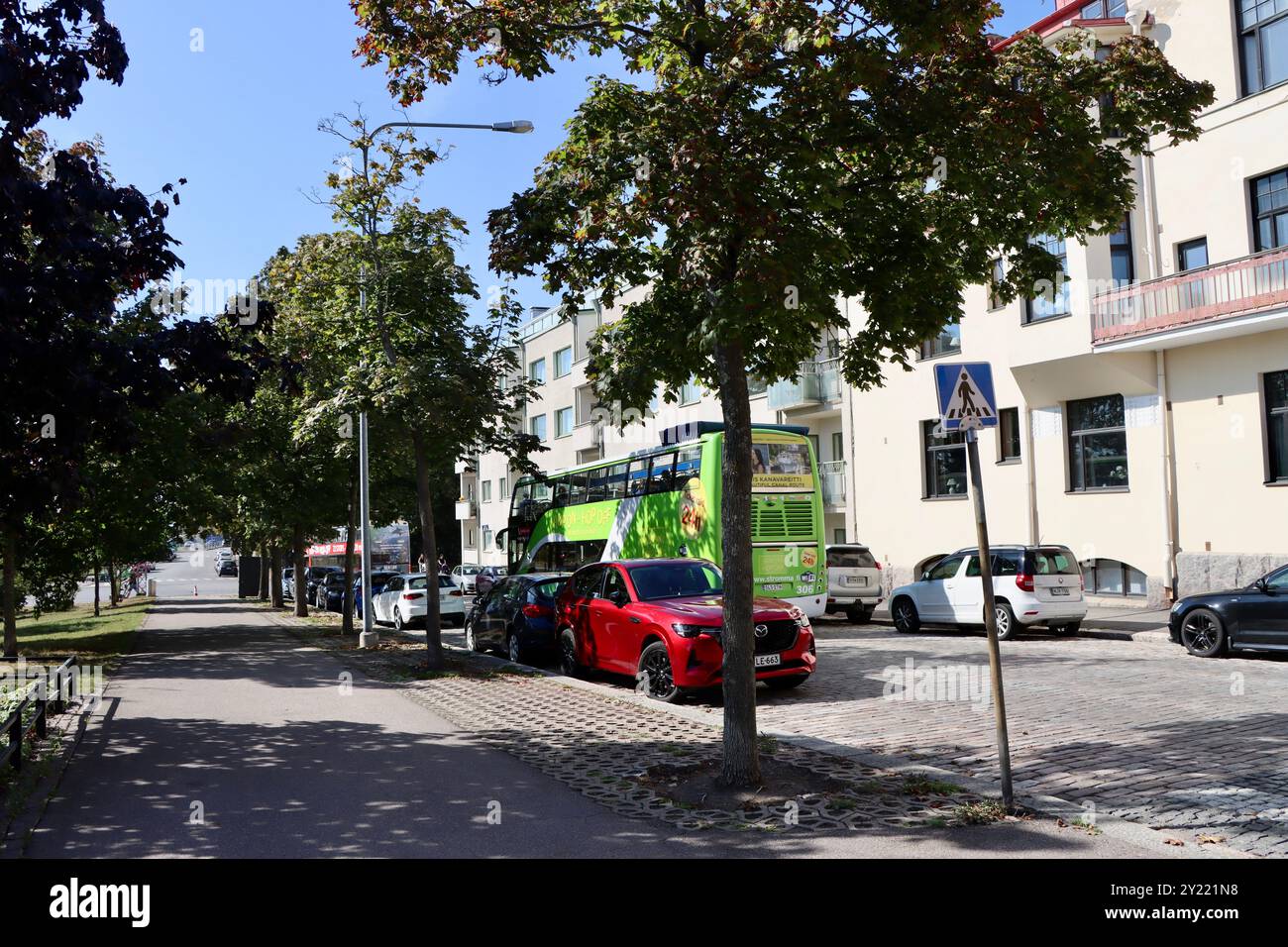 Merikatu street in Helsinki, Finland, August 2024 Stock Photo - Alamy