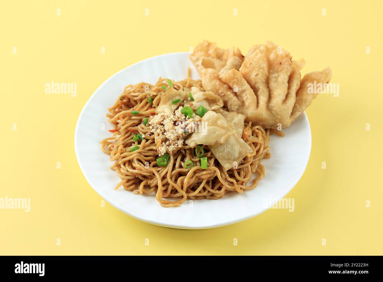 Mie Gacoan, Popular Spicy Indonesian Fried Noodle with Fried Dumpling ...