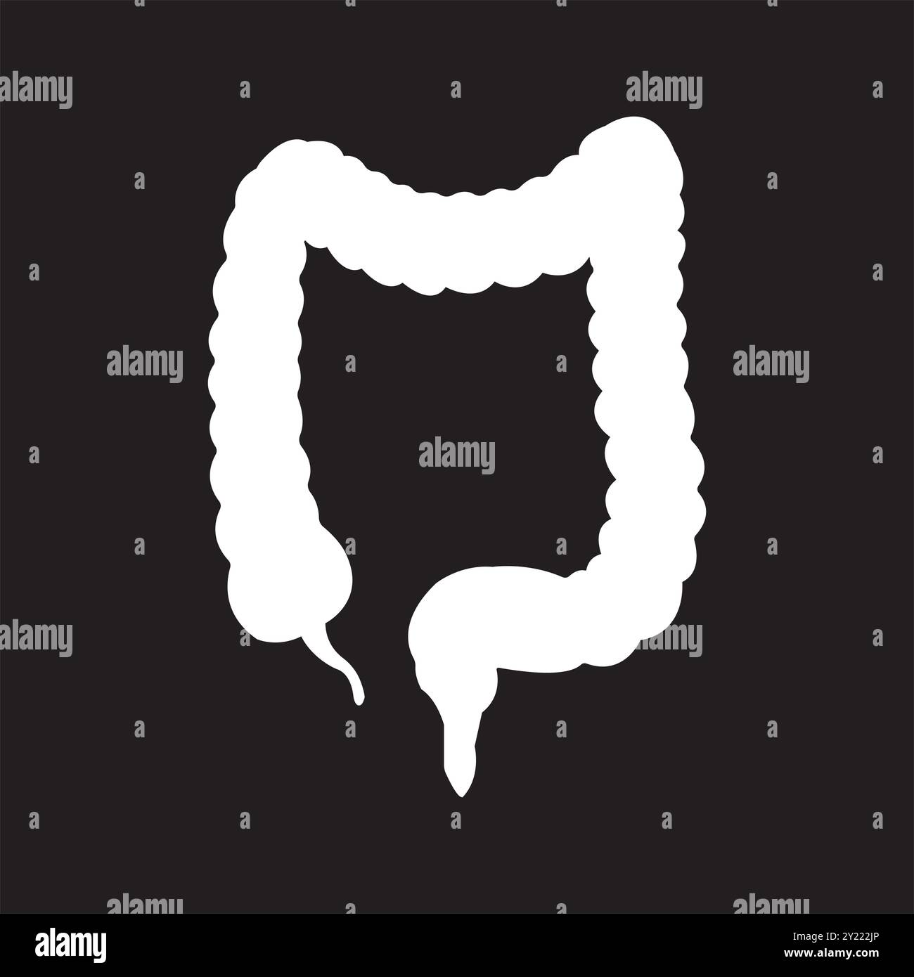 intestines vector illustration symbol design Stock Vector Image & Art ...