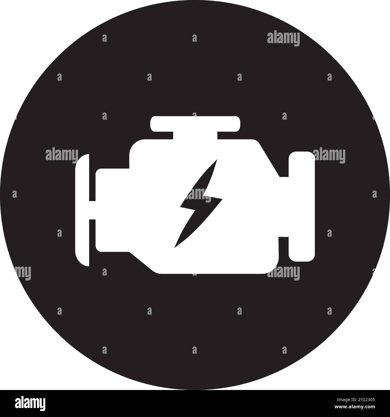 Electric motor icon vector illustration logo design Stock Vector Image ...