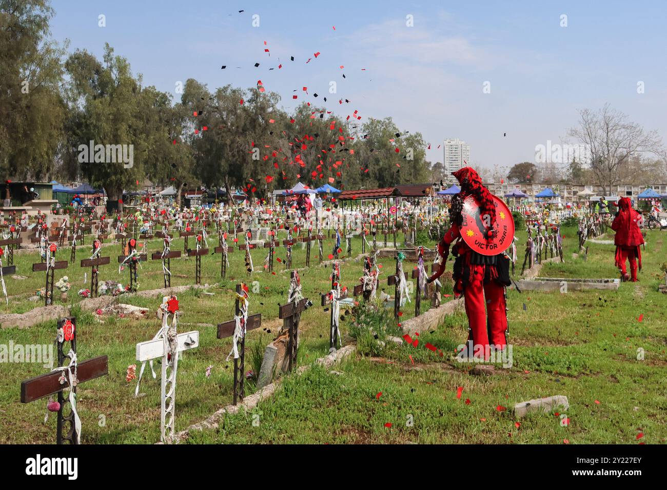 Santiago, Chile. 08th Sep, 2024. Memorial site patio 29 of the general ...