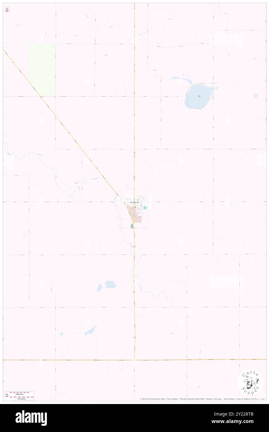 Waldorf, Waseca County, US, United States, Minnesota, N 43 56' 5'', S ...