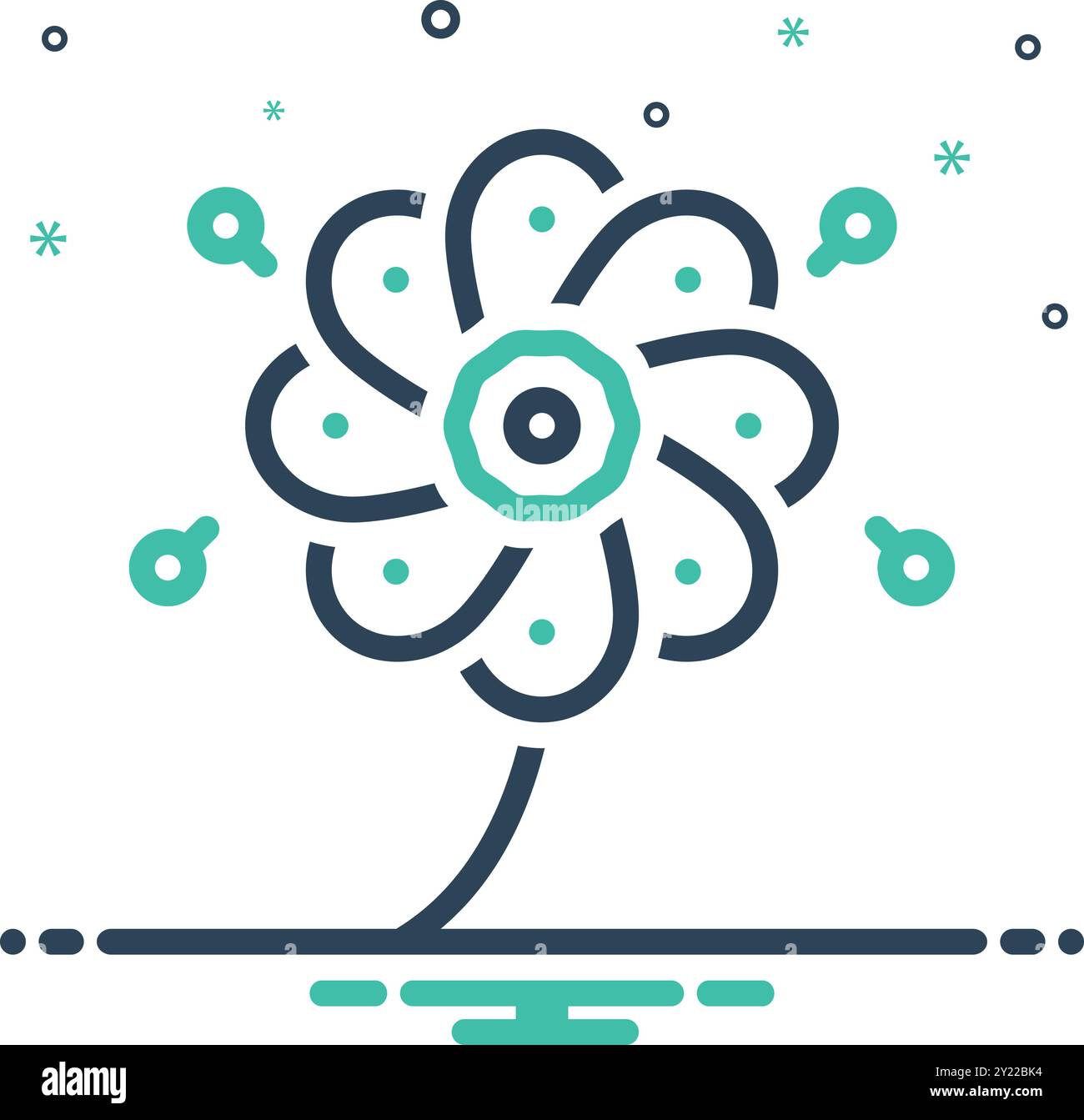 Pollination logo hi-res stock photography and images - Alamy