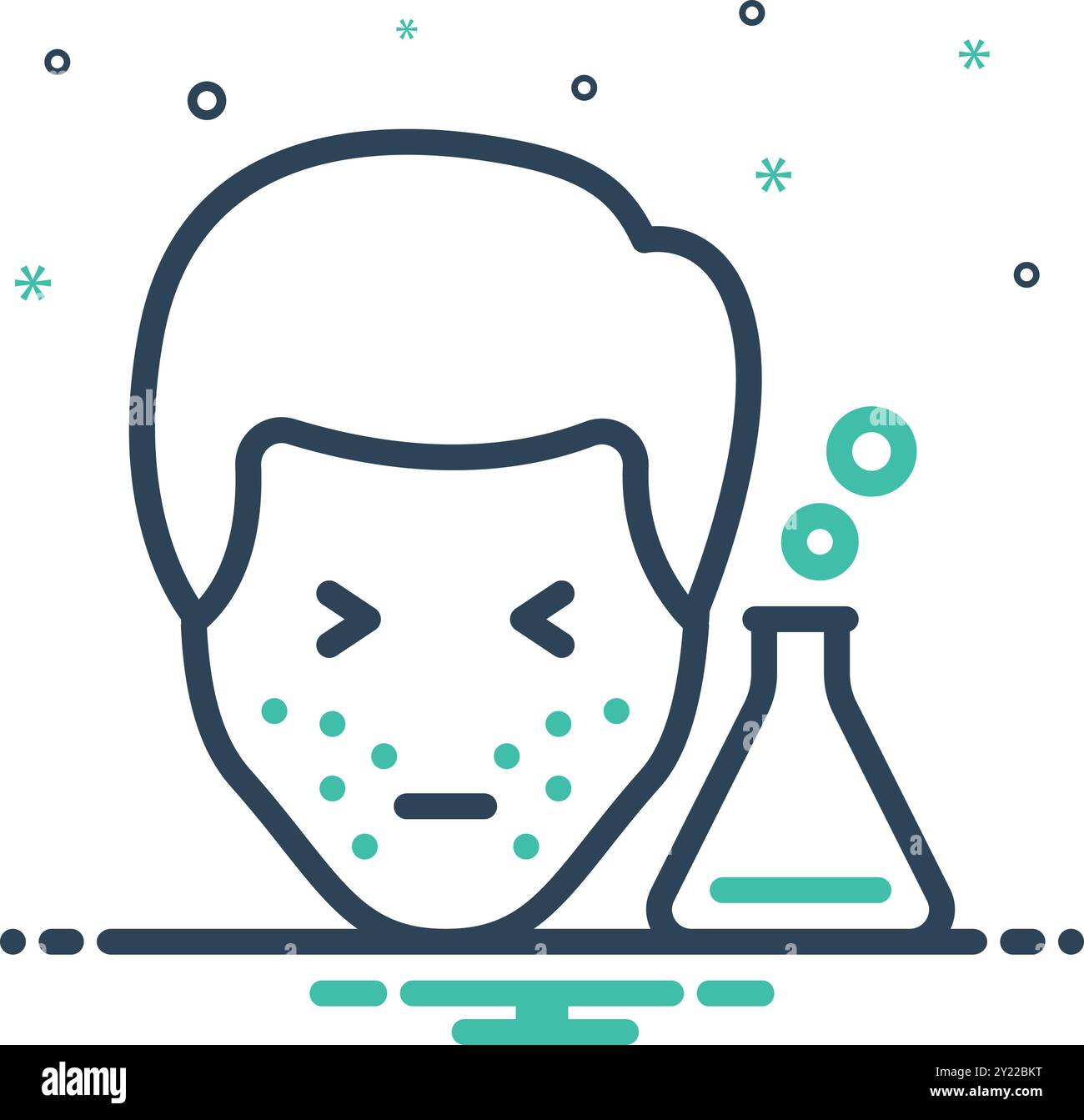 Icon for chemical allergy, chemical Stock Vector Image & Art - Alamy