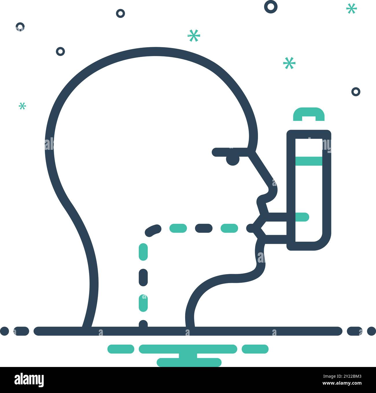Icon for asthma, respiration Stock Vector Image & Art - Alamy