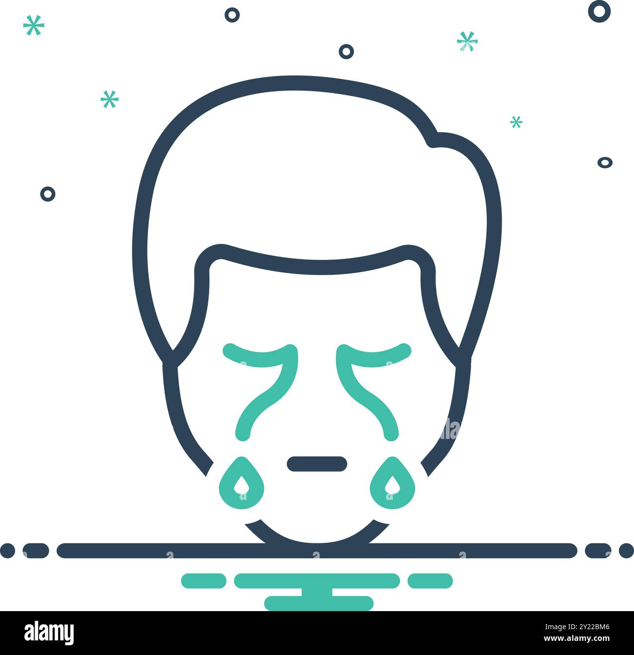 Icon for streaming eye, allergy Stock Vector Image & Art - Alamy