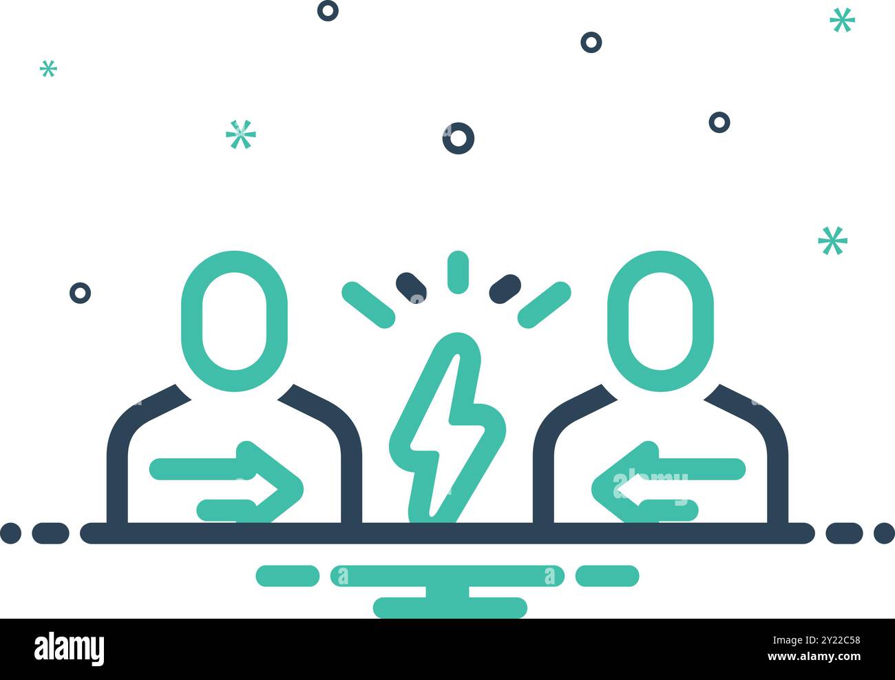 Icon for confrontation, encounter Stock Vector Image & Art - Alamy