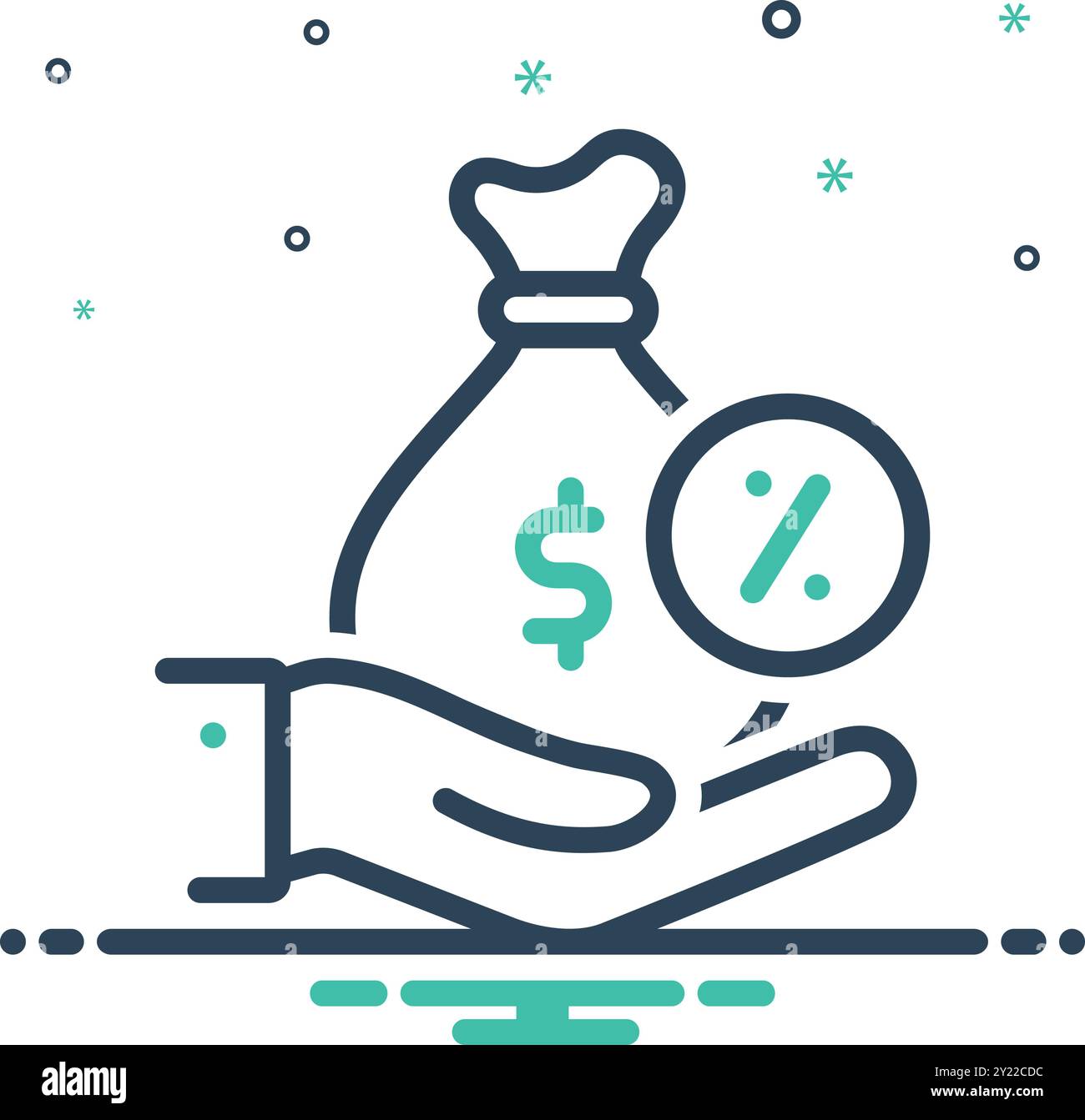 Icon for commission, payment Stock Vector Image & Art - Alamy