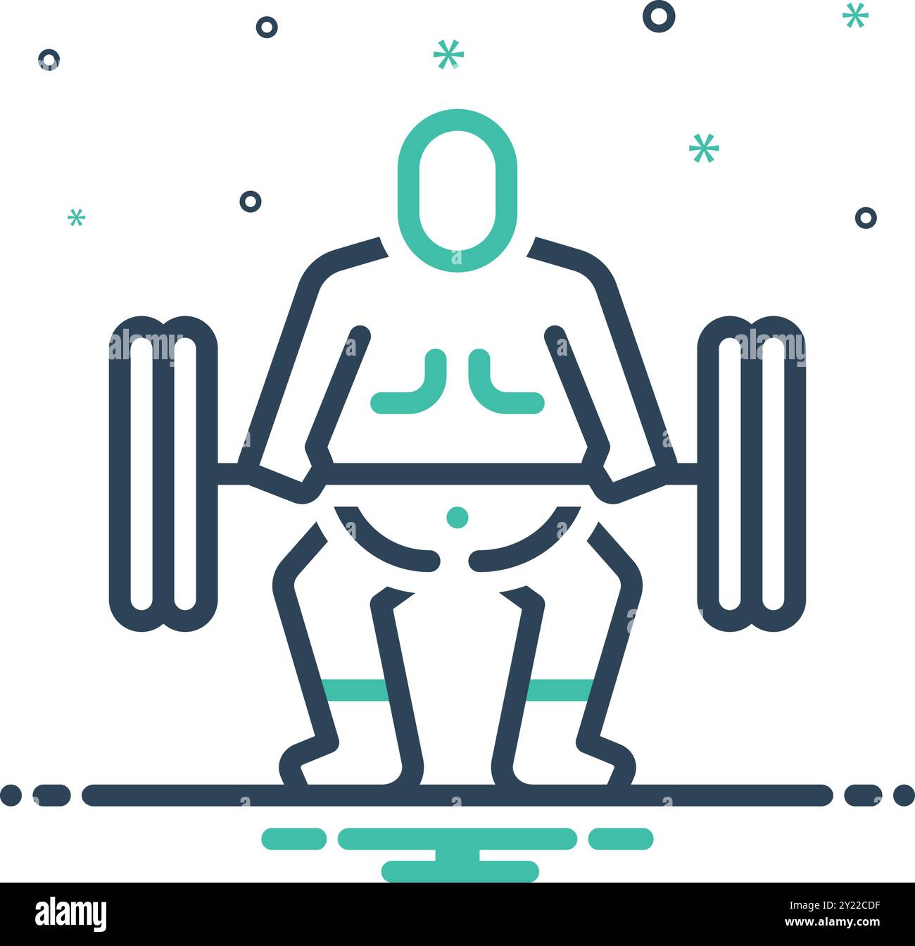 Icon for weight, powerlifting Stock Vector Image & Art - Alamy