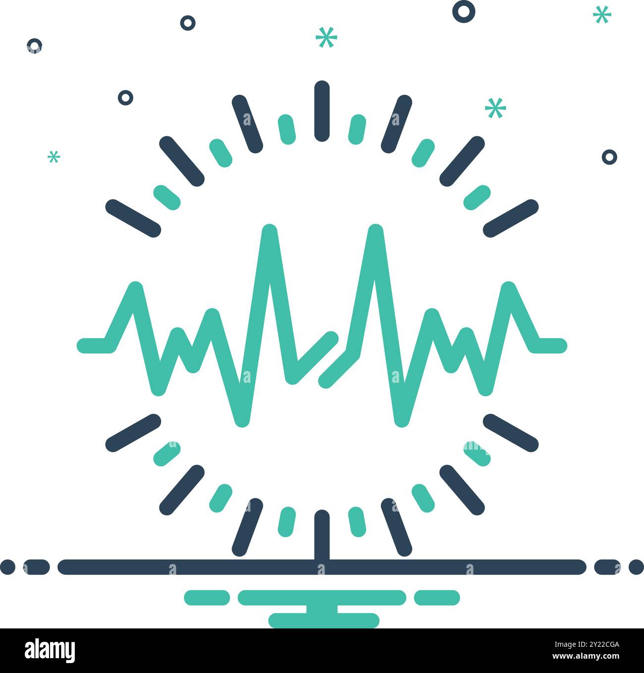 Waveforms vector vectors hi-res stock photography and images - Alamy