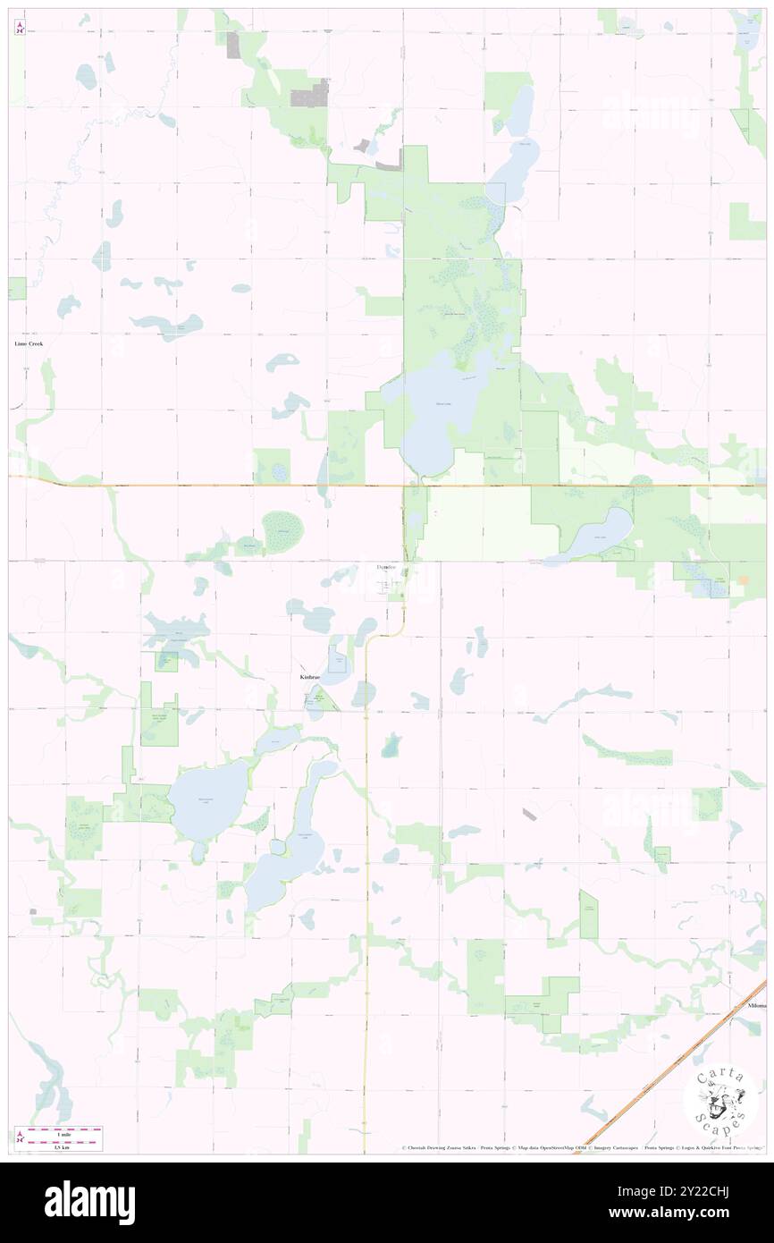 Nobles county map Cut Out Stock Images & Pictures - Alamy