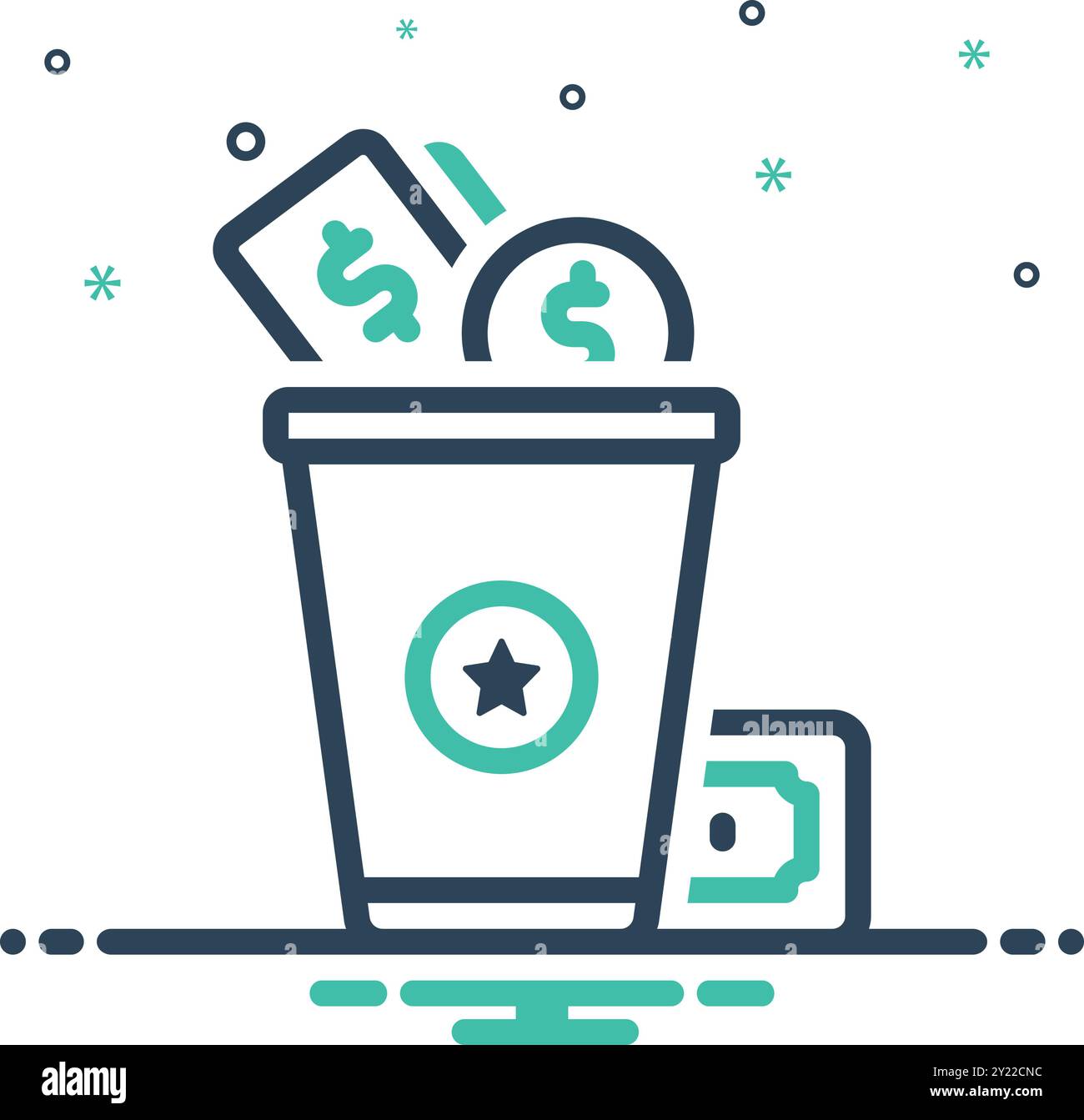 Icon for disposable, waste money Stock Vector Image & Art - Alamy