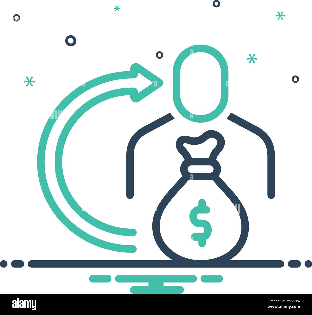 Icon for wages, increment Stock Vector Image & Art - Alamy