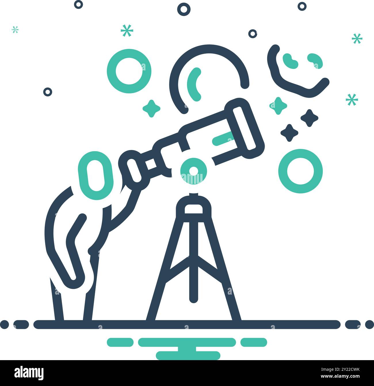 Icon for astronomer, stargazer Stock Vector Image & Art - Alamy