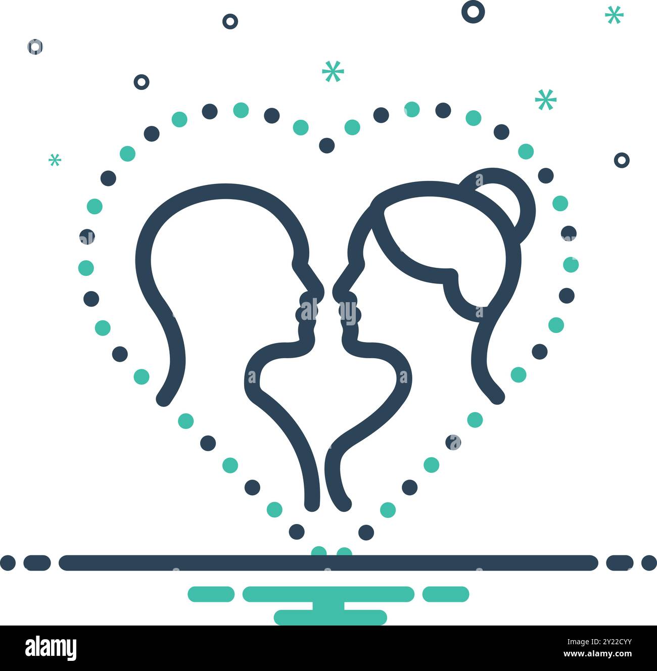 Icon for couple, romance Stock Vector Image & Art - Alamy