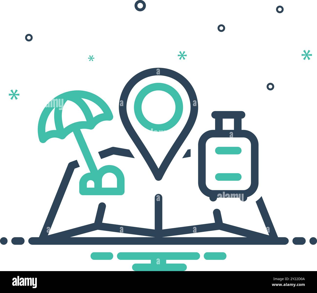 Icon for destination, map Stock Vector Image & Art - Alamy