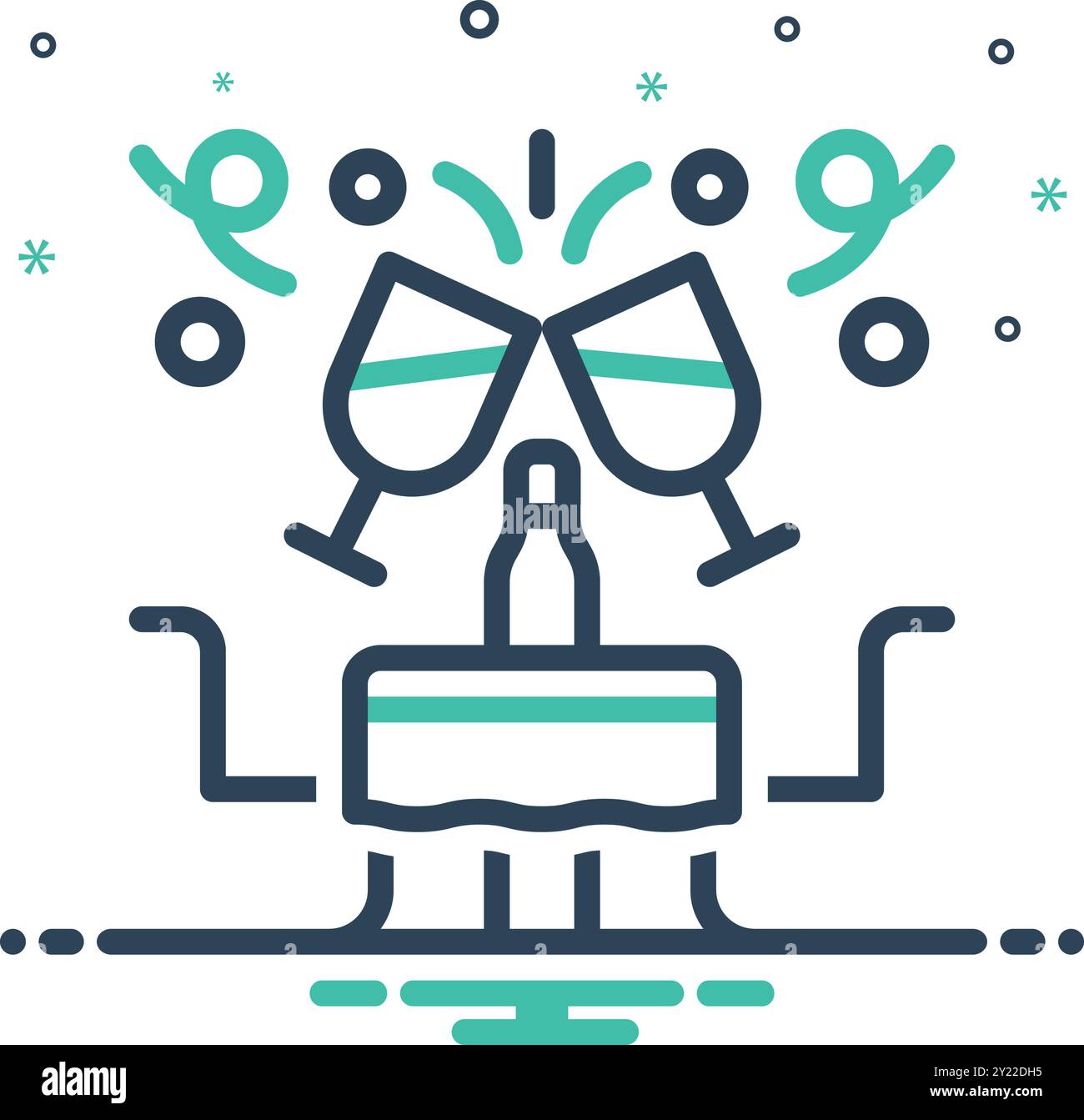 Icon for cheers, enjoying Stock Vector Image & Art - Alamy