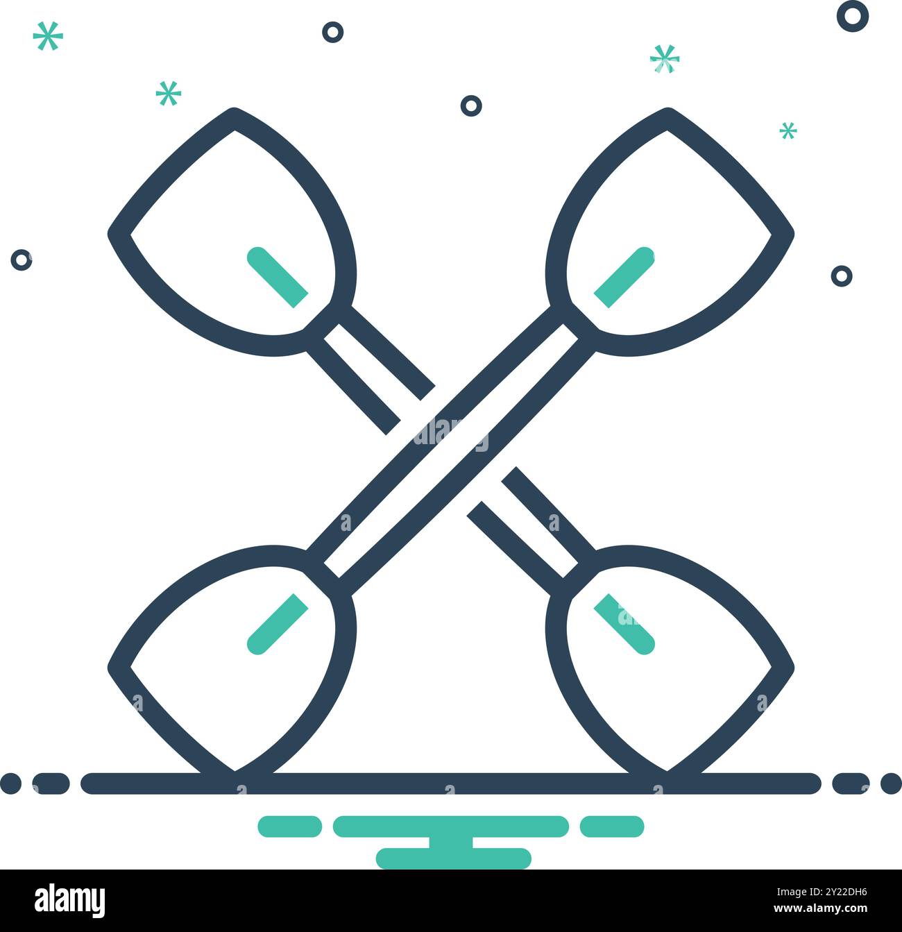 Icon for paddle, oar Stock Vector Image & Art - Alamy