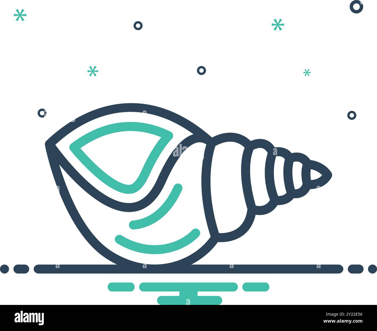 Conch logo hi-res stock photography and images - Alamy