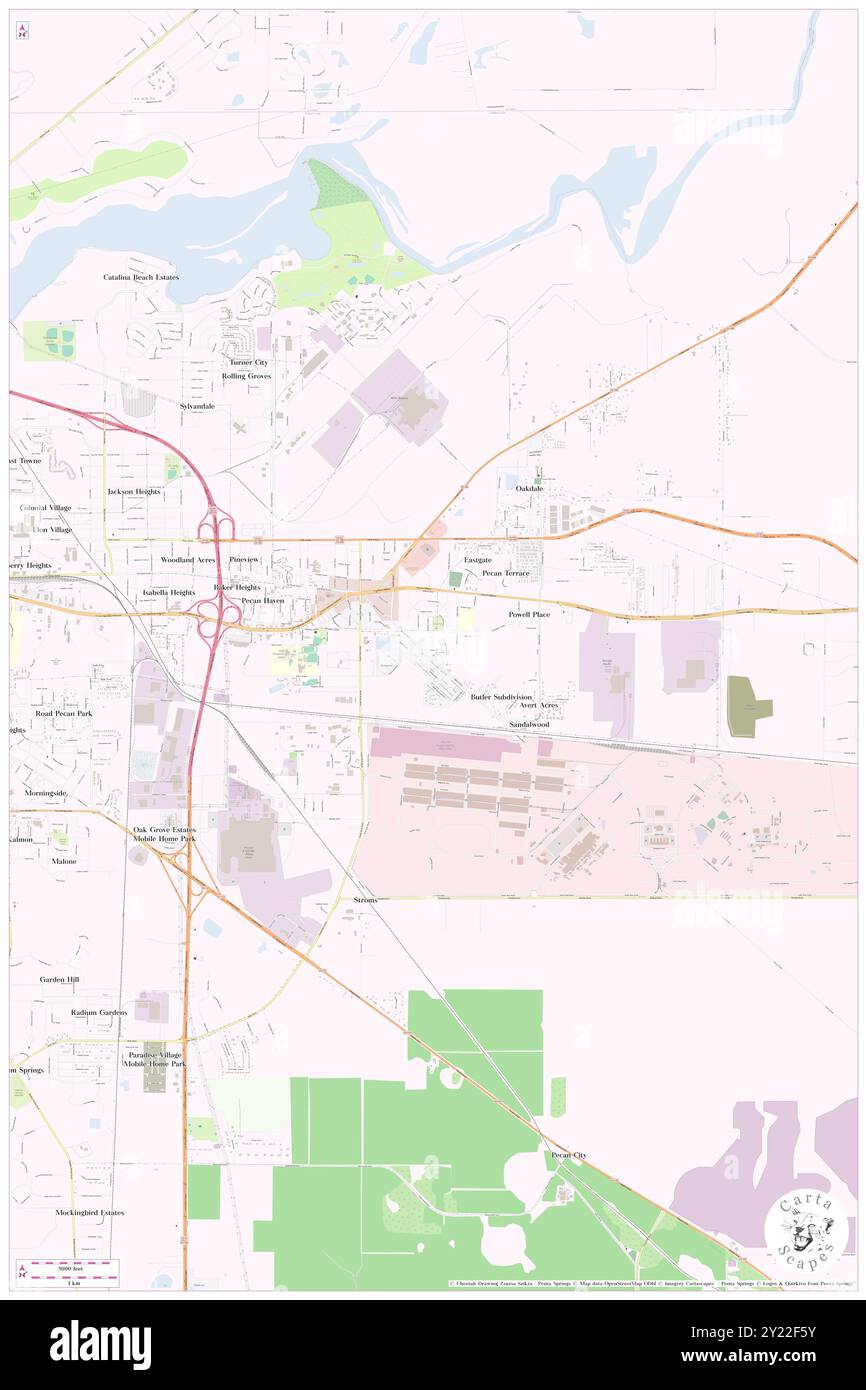 Brierwood, Dougherty County, US, United States, Georgia, N 31 34' 7 ...