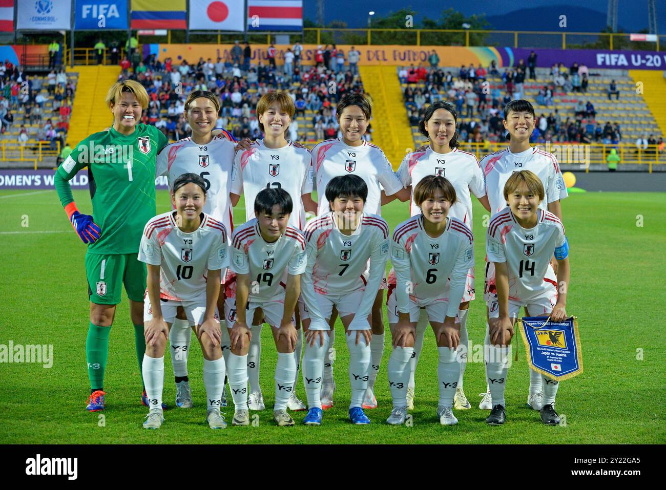 Bogota, Colombia, 08th Sep, 2024. (L-R) Akane Okuma, Manaka Hayashi ...