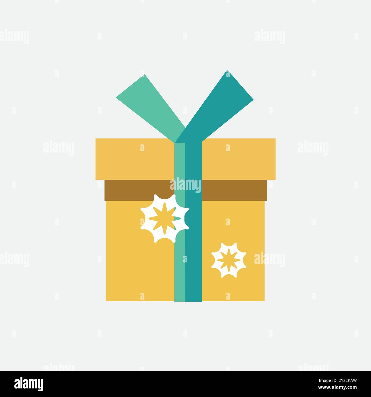 Gift box colored in Stock Vector Images - Alamy