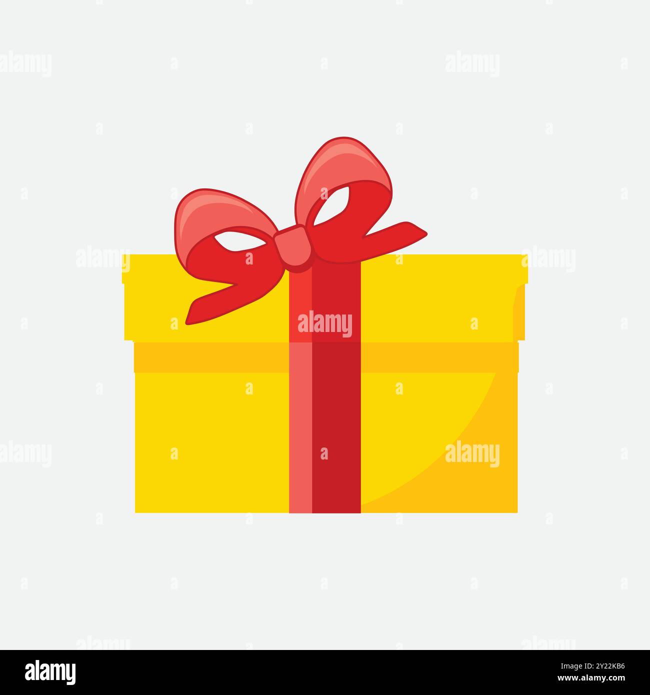 Gift box large red Stock Vector Images - Alamy